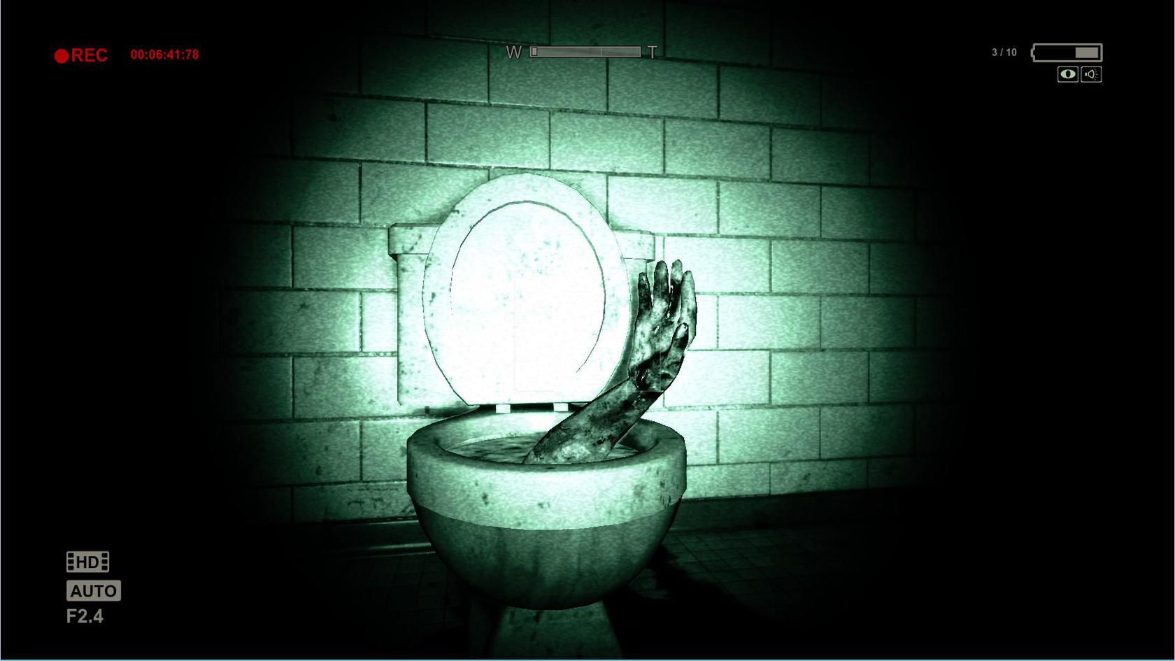 This shitter in the horror survival game Outlast appears to be a nod to ...